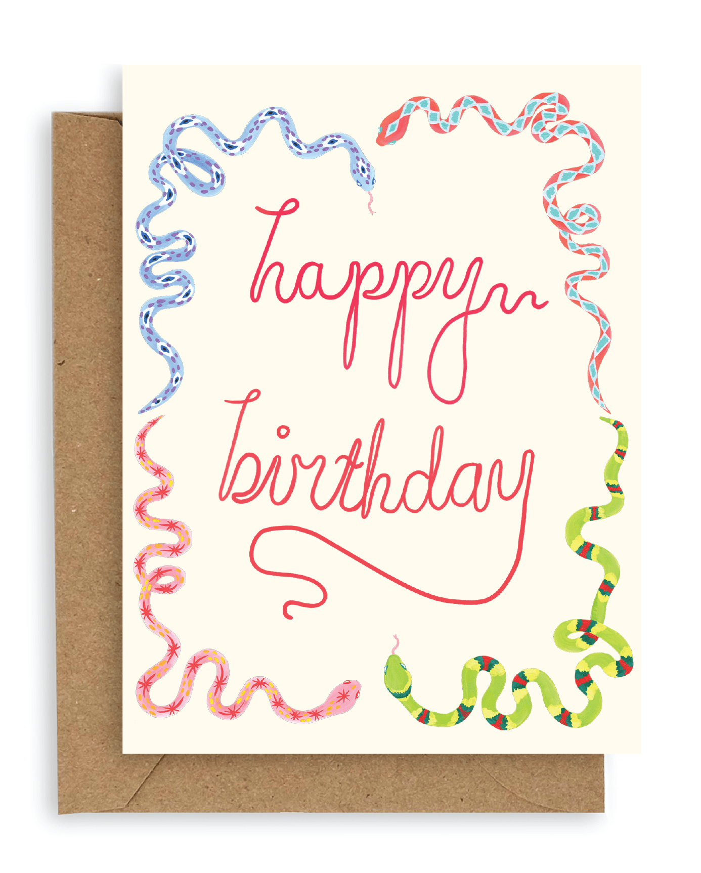 Snakes Birthday Card – Adelfi