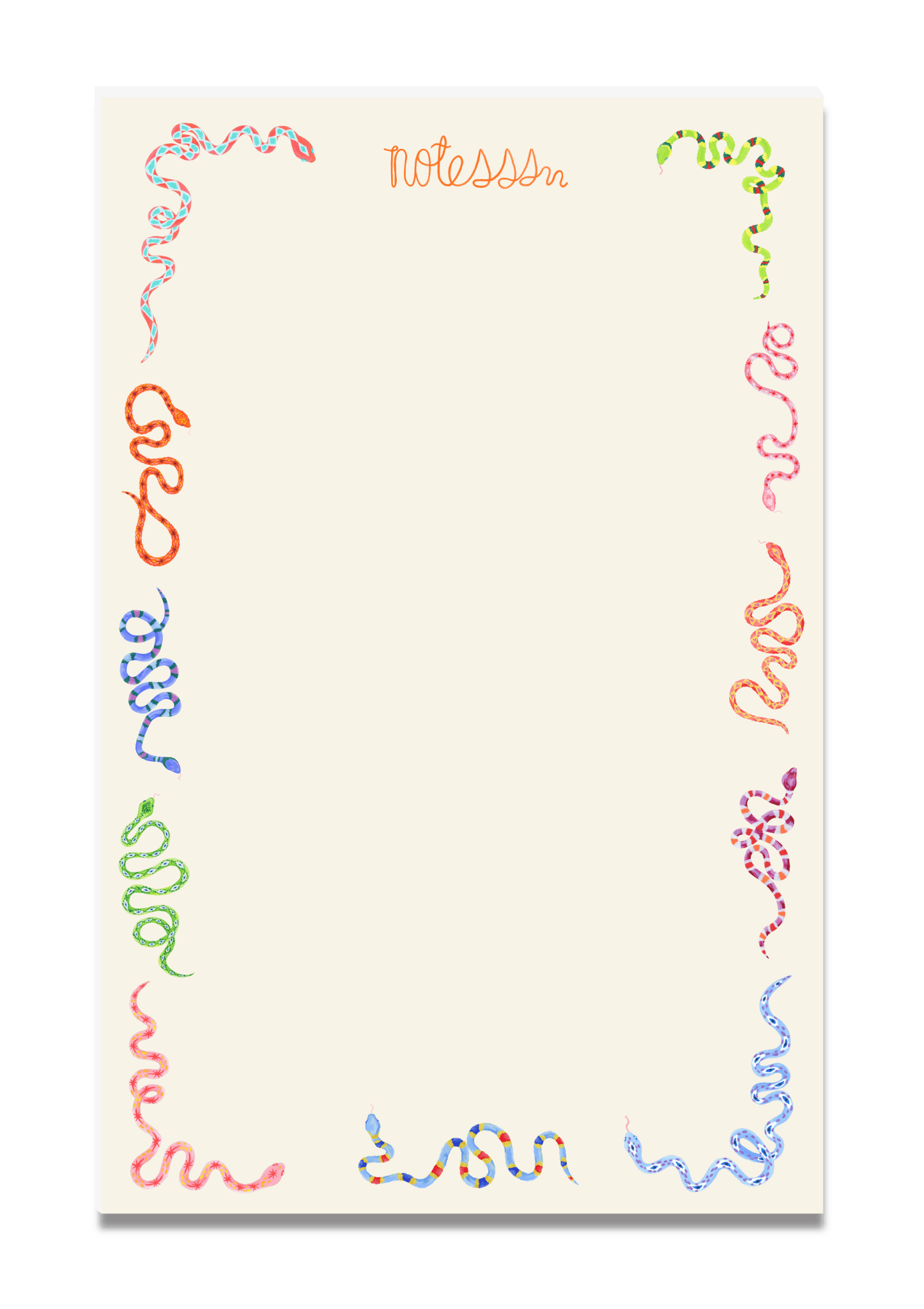 Snakes Notepad – Adelfi