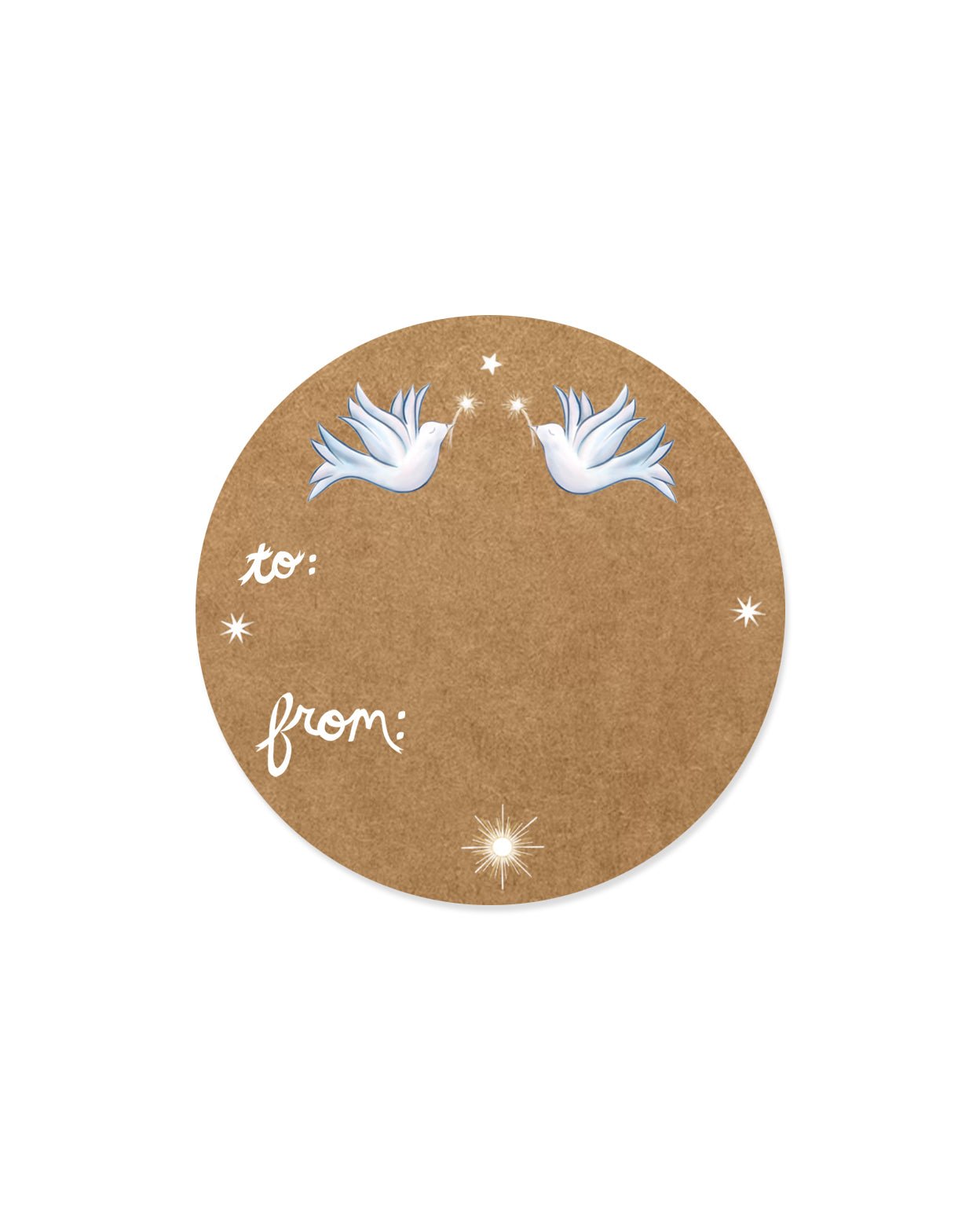To/From Doves Sticker – Adelfi